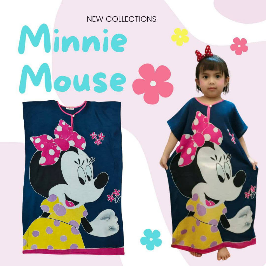 🔥HOT ITEMS🔥HANDRAWN BATIK LUKIS 🔥CUTENESS KIDS KAFTAN MINNIE MOUSE ...