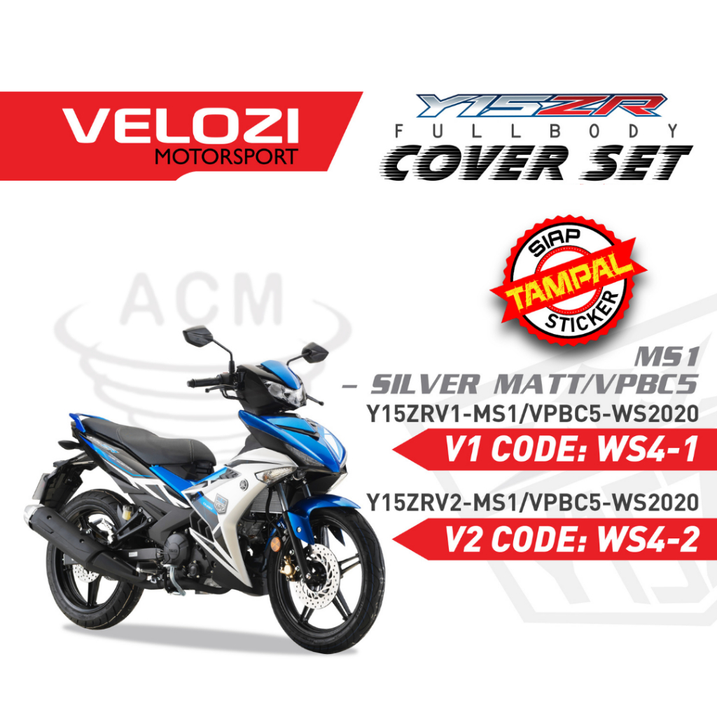 YAMAHA Y15ZR V1 V2 SNIPER EXCITER MOVISTAR Body Cover Set Tanam Sticker Stripe Strike Y15 Y Suku ...