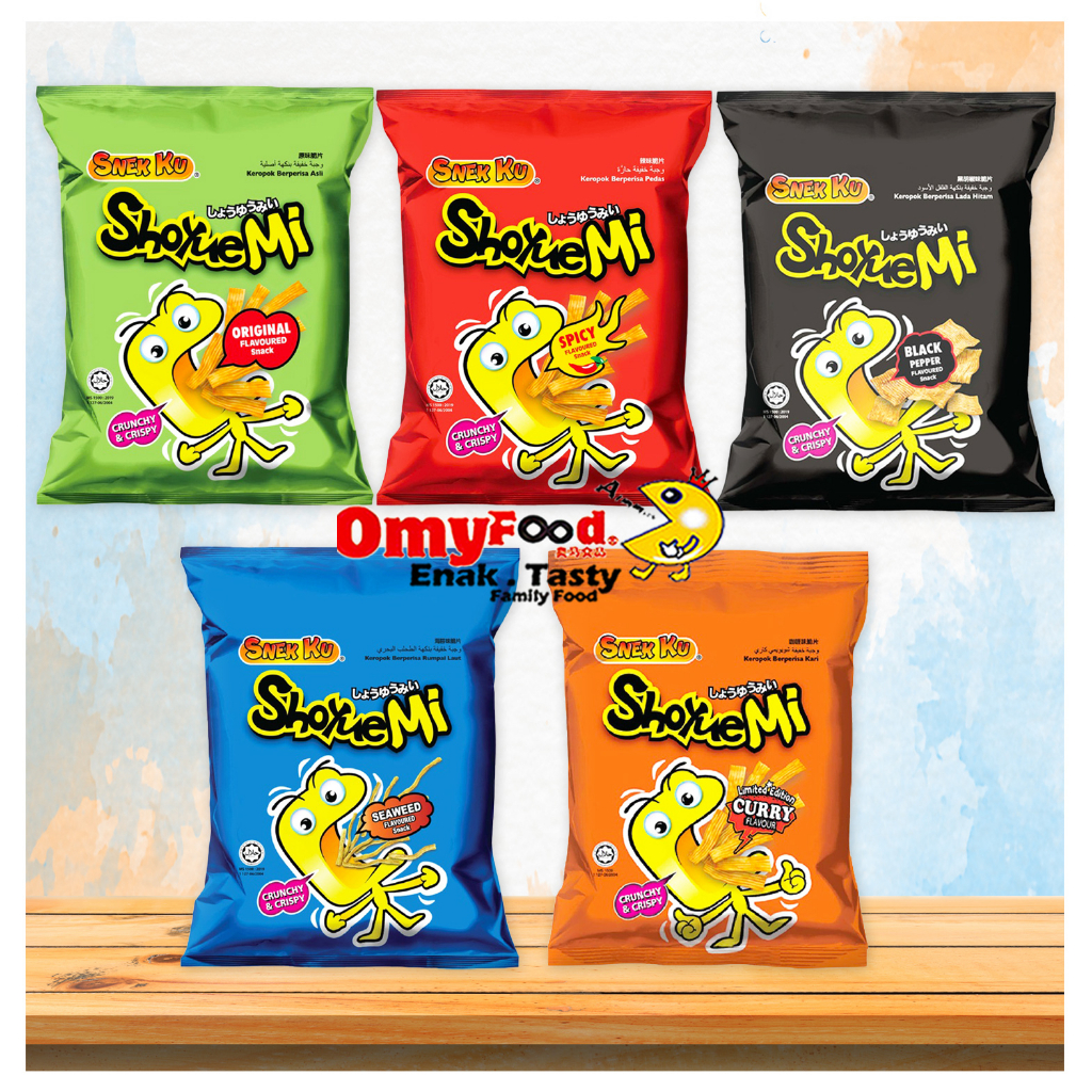 50g Big Pack Snek Ku ShoyueMi [Original / Spicy / Black Pepper ...