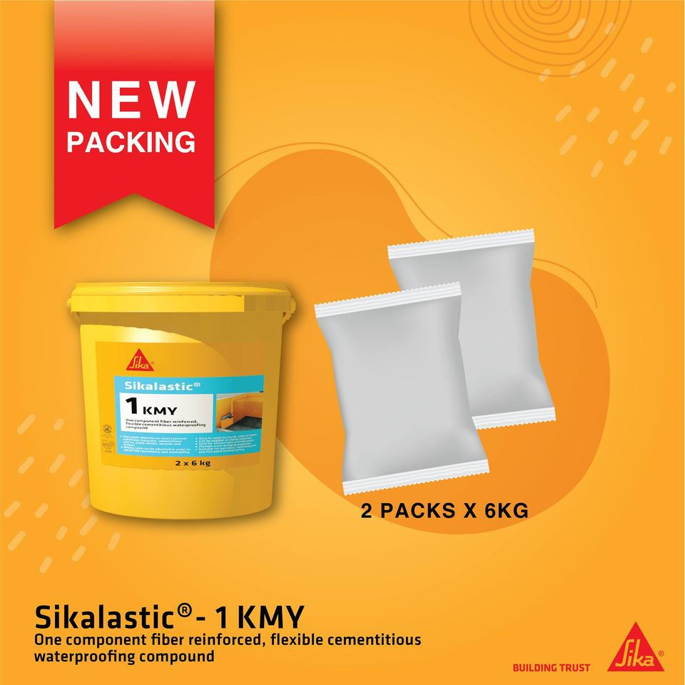 SIKA Sikalastic 1KMY High Performance Waterproofing 1 KMY Bathroom ...