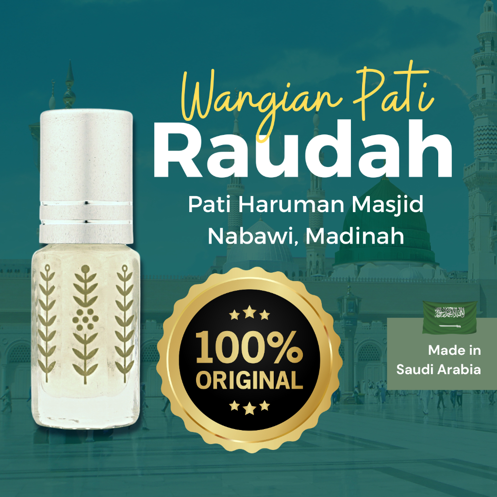 Minyak Wangi Raudhah Original (Haruman Raudah Madinah/ Wangian Raudhah ...