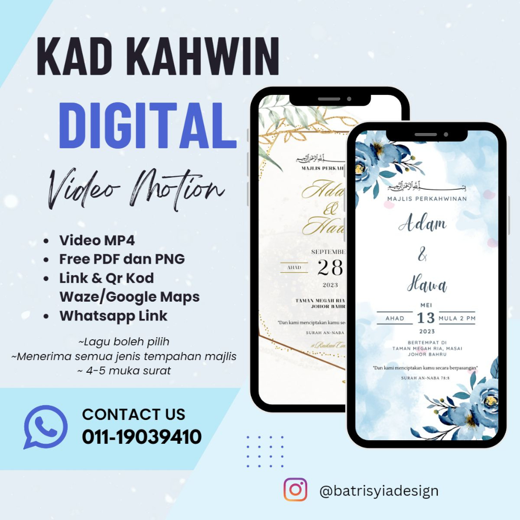 Promo!! Kad Kahwin Digital | Kad Kahwin Murah | Video Kad Kahwin ...