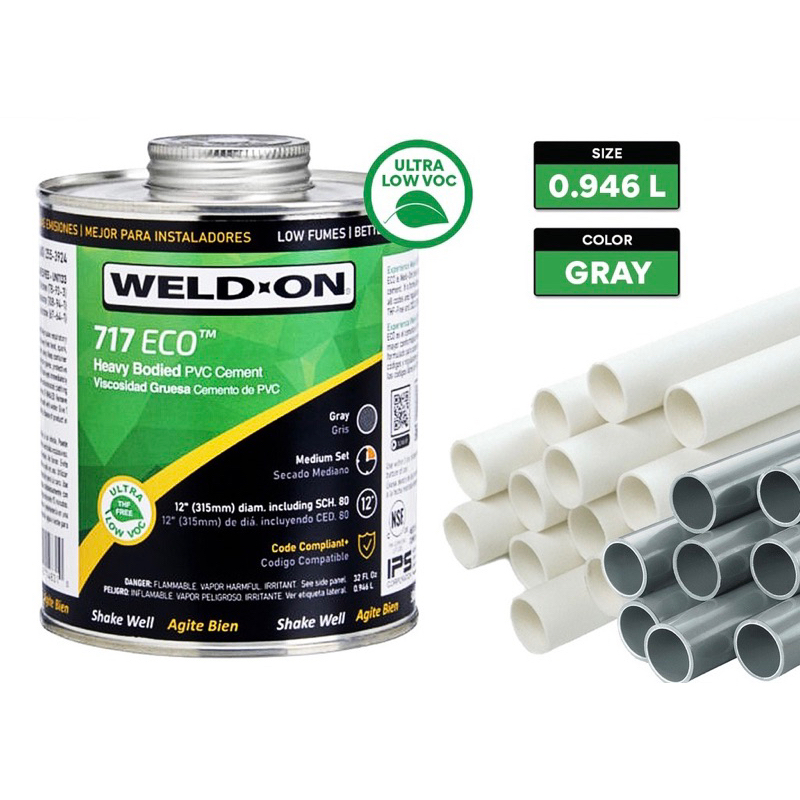 BRAND WELD-ON WELD ON WELDON ECO PVC SOLVENT CEMENT Weld-On® 717 717ECO ...