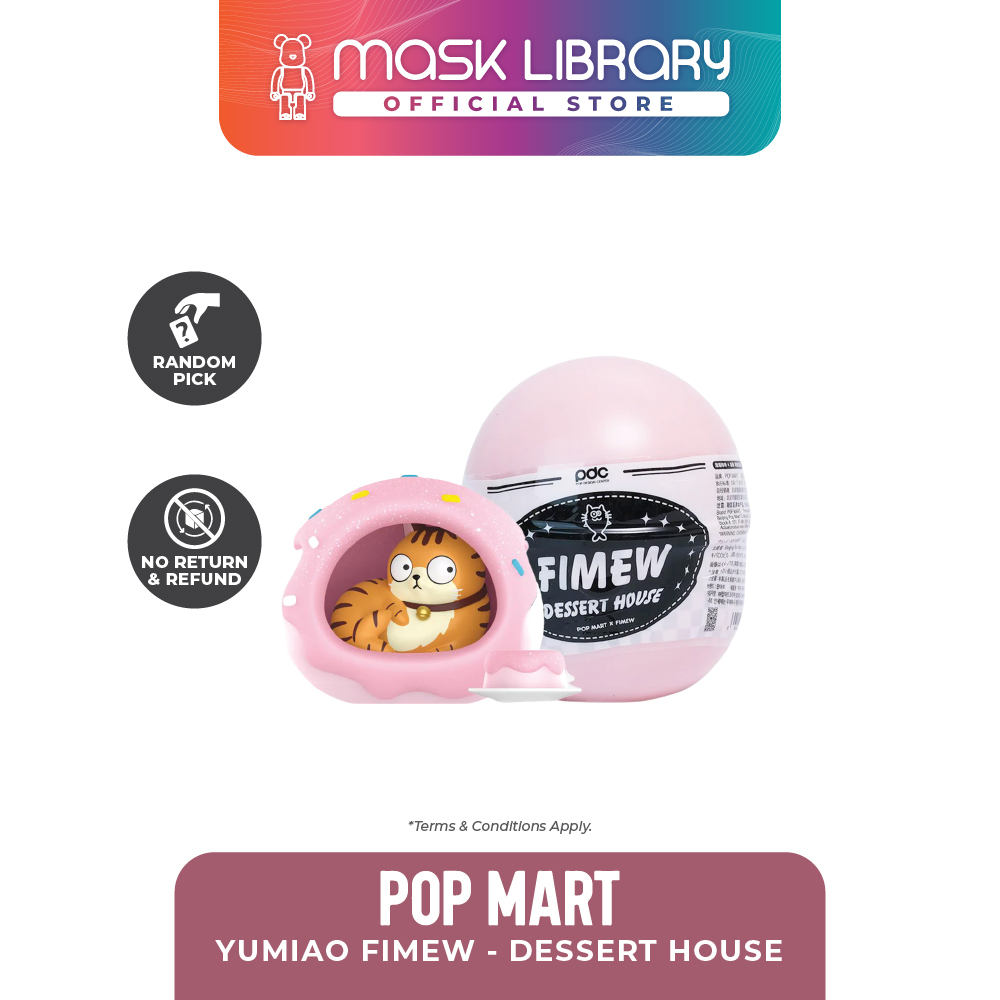 [MASK LIBRARY] POP MART Yumiao Fimew Dessert House Blind Box - Original ...