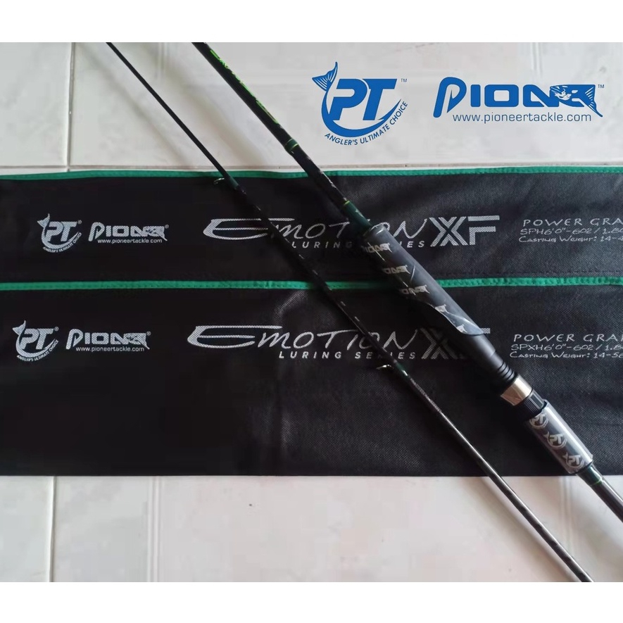 NEW PIONEER fishing rod EMOTION XF Spinning Fishing Rod (FUJI RING ...