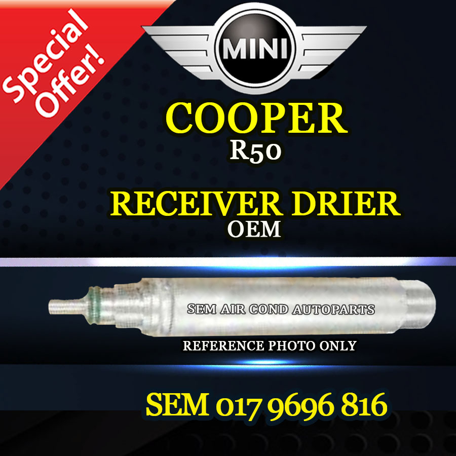 MINI COOPER R50 OEM NEW RECEIVER DRIER/ FILTER DRIER (CAR AIR COND ...