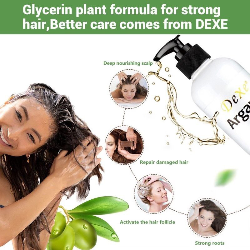 Dexe Argan Oil Moisture Vitality Shampoo conditioner - 400ml | Shopee ...