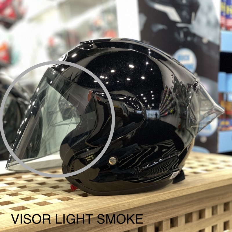 Helmet ARC Ritz ★Two Tone Silver★ / Visor ARC Ritz / Spoiler ARC Ritz ...