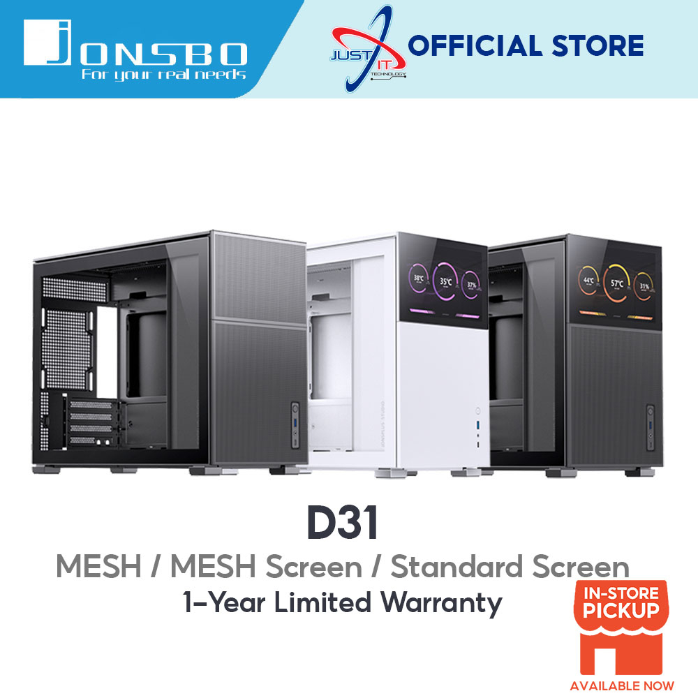 JONSBO D31 MESH / STANDARD SCREEN M-ATX / ITX CASING | Shopee Malaysia