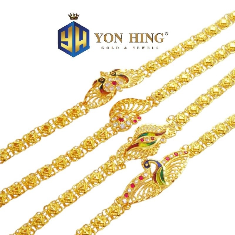 Rantai Tangan Pelbagai Design Indian Emas 916 Yon Hing | Shopee Malaysia