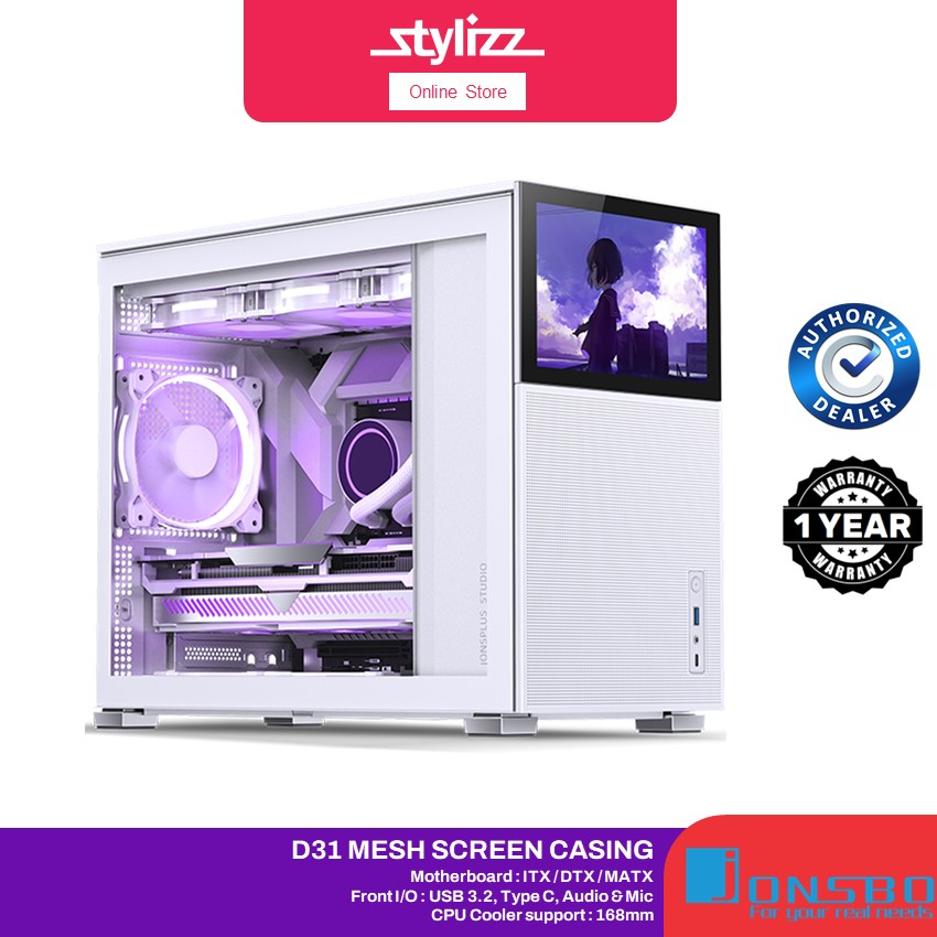 JONSBO D31 MESH / STANDARD CUSTOMIZED DISPLAY 8inch COLOR SCREEN ...
