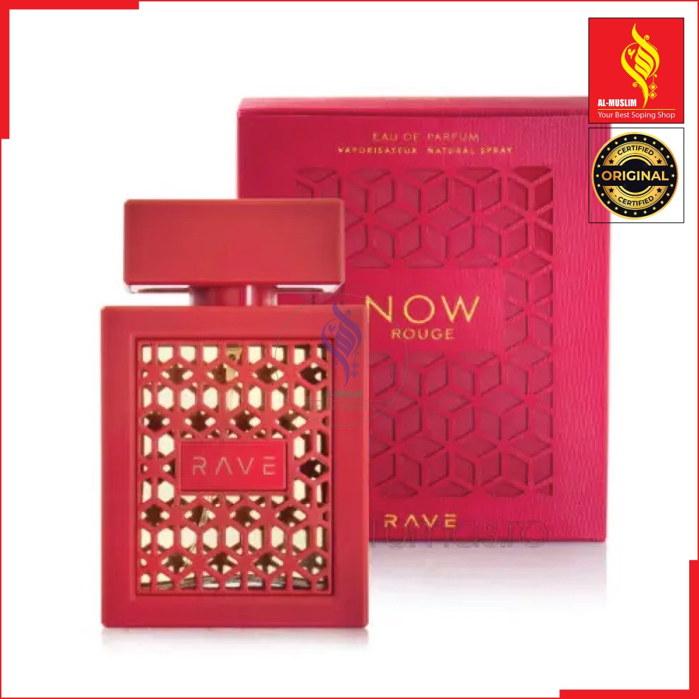 RAVE NOW ROUGE PERFUME FOR WOMEN 100 ML EDP BY LATTAFA PERFUMES ...