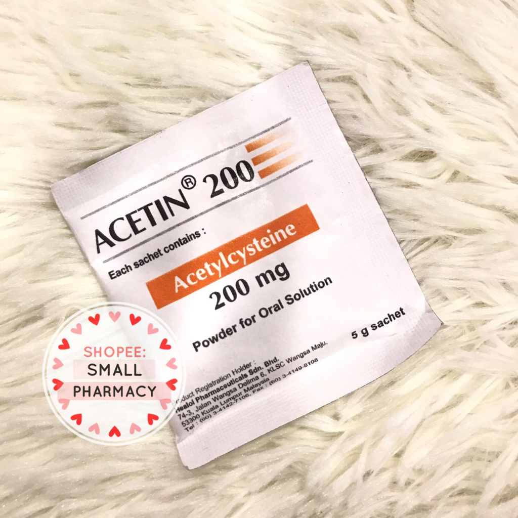 Acetin 200 (200mg) 1 Sachet | Shopee Malaysia