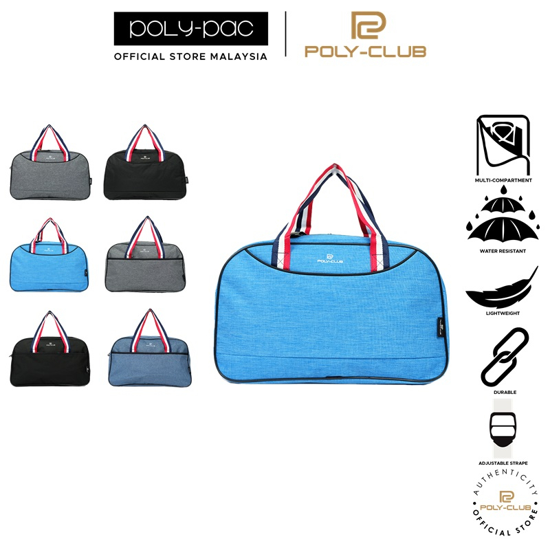 Poly Club By Poly Pac 19" Strong Water Resistant Travel Duffel Bag ...