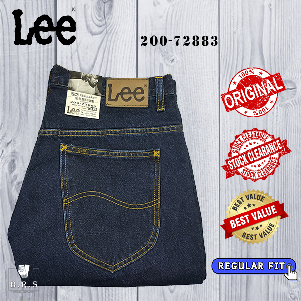 * ORIGINAL LEE MEN CLASSIC JEANS REGULAR FIT & STRAIGHT CUT 200-72883 ...