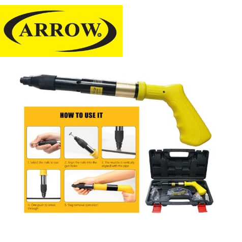 ARROW MINI POWDER ACTUATED TOOL SET (RIVET GUN) - AAT555 | Shopee Malaysia