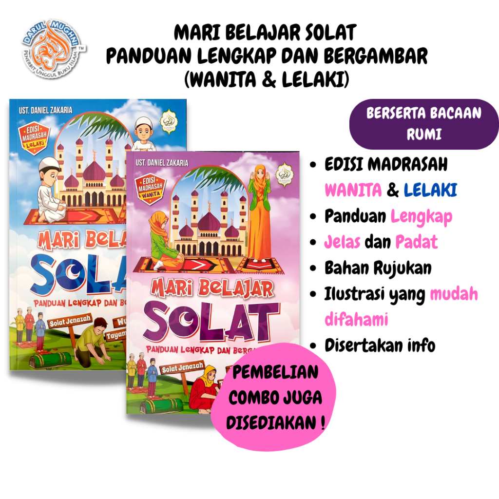 BUKU PANDUAN MARI BELAJAR SOLAT KANAK-KANAK-Buku Panduan Solat-Cara ...