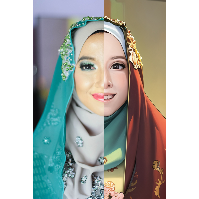 Digital Portrait Illustration | Ilustrasi Gambar Digital - menggunakan ...