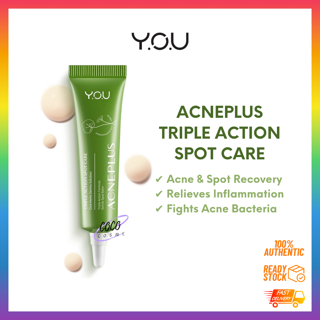 YOU AcnePlus Triple Action Spot Care 15g | Shopee Malaysia