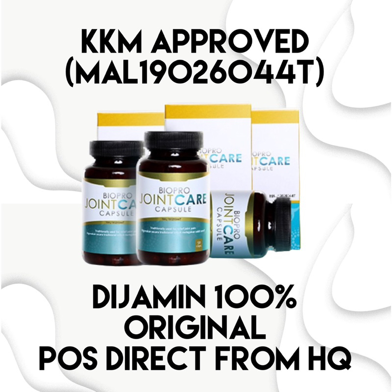 Biopro Joint Care Supplement 50 Capsules Supplement Sakit Sendi Sakit ...