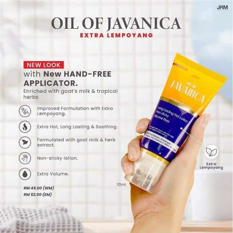 OIL JAVANICA/JRM ORIGINAL/DAUN MELONG MINYAK PANAS UNTUK MENGHILANGKAN ...