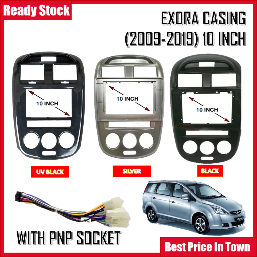 Android Player Casing 10'' Proton Exora 2009-2019 UV Black/Black/Silver ...
