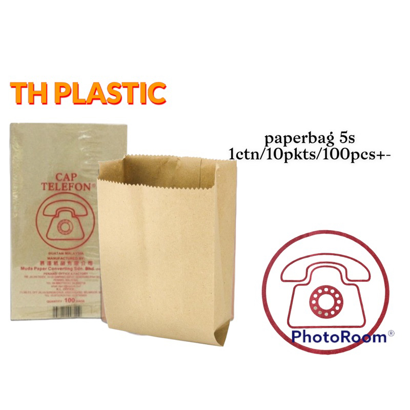 TH-PAPER BAG 5s cap telefon/cap B3 1ctn/cap sampan 10pkts/1000pcs ...