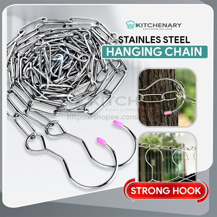 Ultra Windprood Premium Stainless Steel Hanging Chain Lifting Clothes ...