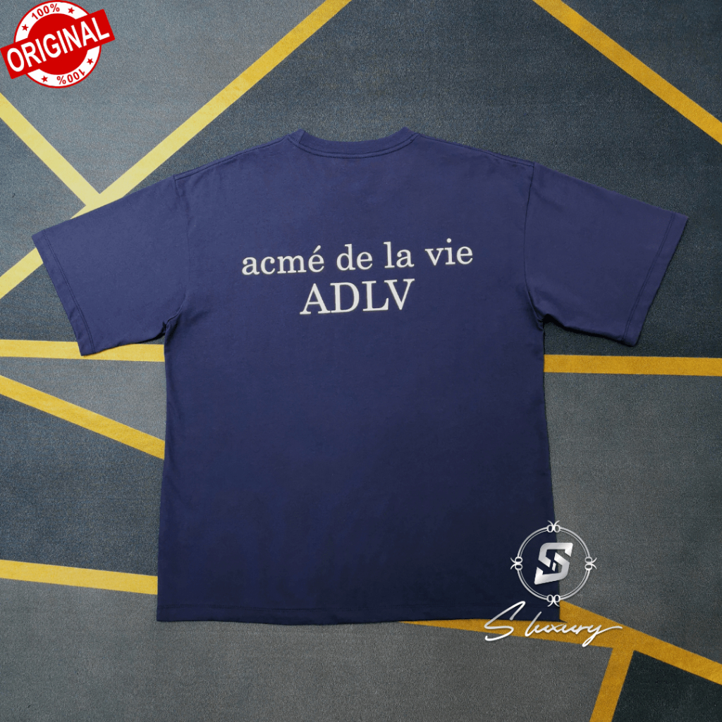 ADLV BASIC NAVY TEE (OVERSIZE) | Shopee Malaysia