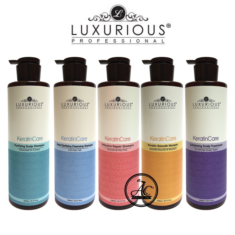 Luxurious Professional Salon Keratin Care Hair Shampoo / Smooth Masque ...