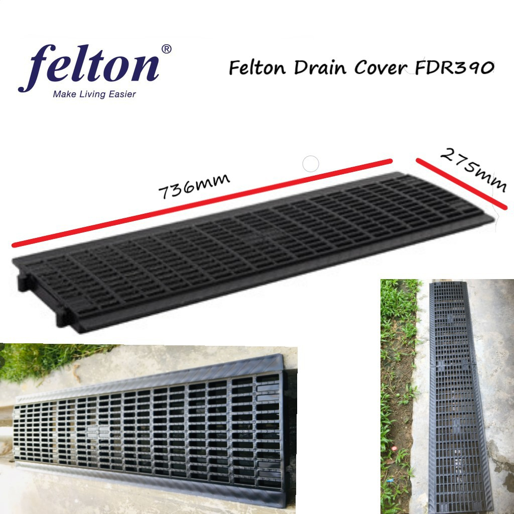 Felton Heavy Duty Drain Cover Penutup Longkang High quality UV ...