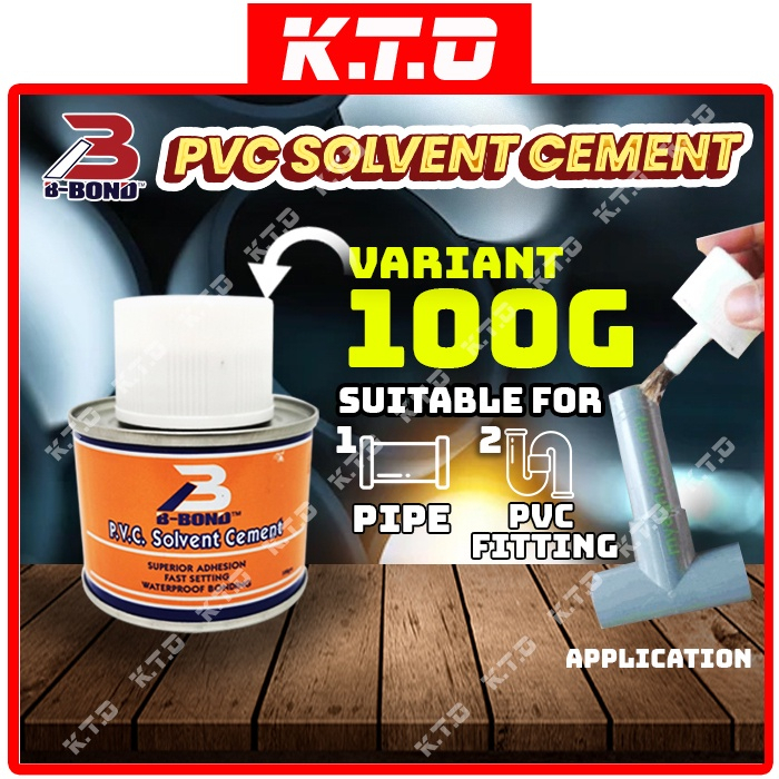 V-Tech VT-300 PVC Solvent Cement 100ml & 500ml PVC Pipe Glue / PVC Pipe Adhesive / Gam Paip PVC ...
