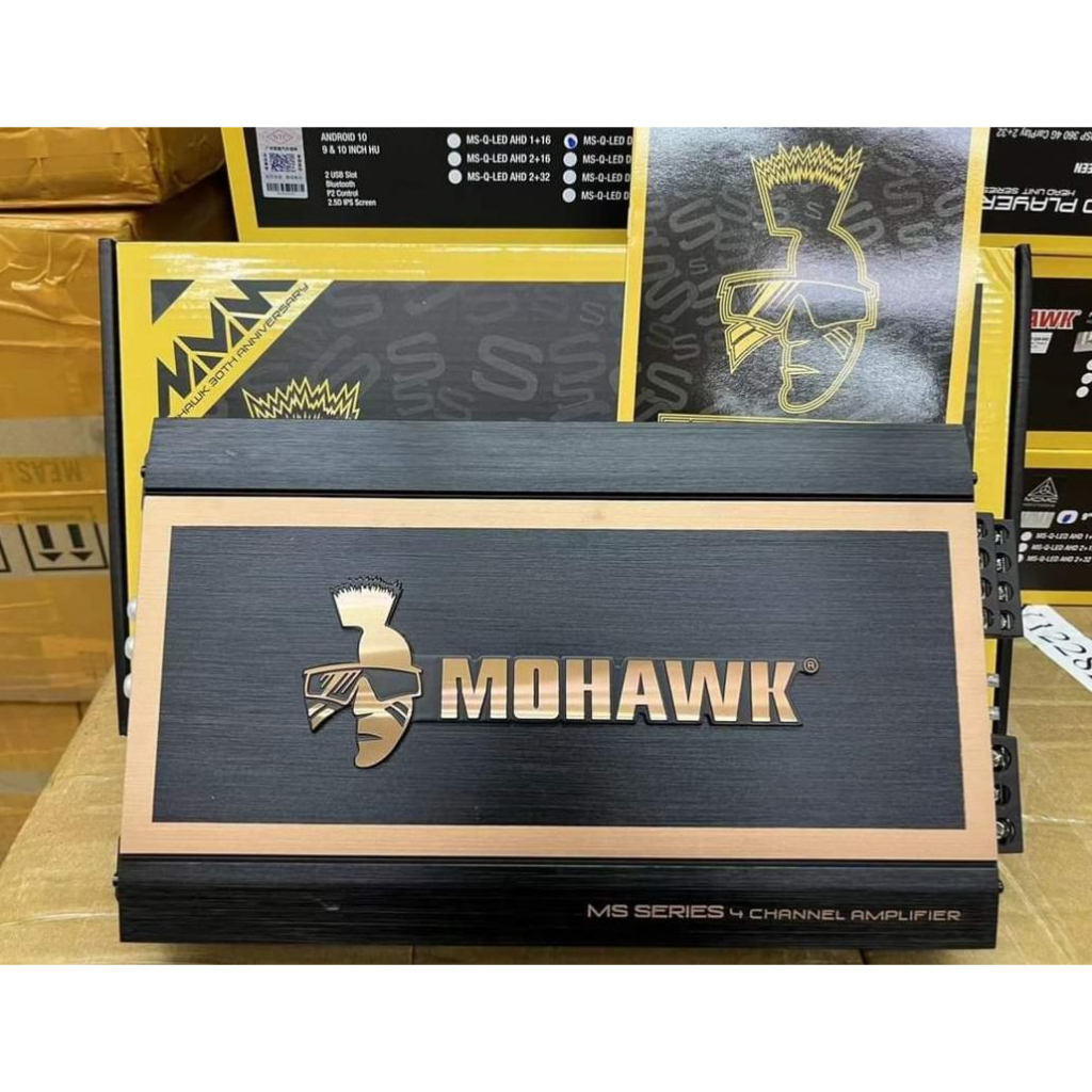 MOHAWK MS Series 4 Channel Amplifier MS-200.4 Car Power Amplifier ...