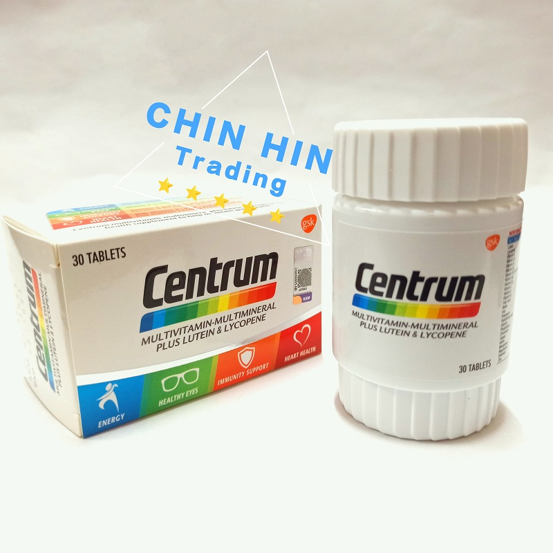 [CENTRUM] Multivitamin-Multimineral Plus Lutein & Lycopene (30 tablets ...