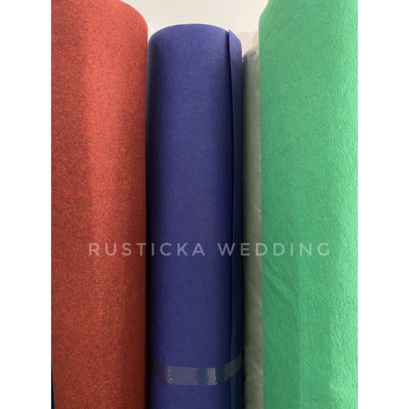 3ft 1 Roll 25 meter 82ft Needle Punch Carpet Merah Hijau Putih Kuning ...