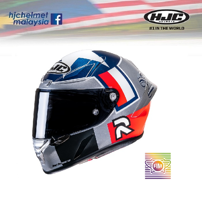 HJC RPHA 1 Full Face Racing Helmet - Ben Spies Silverstar | Shopee Malaysia