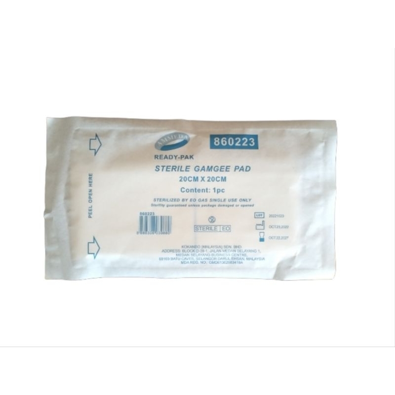 AMMEDA STERILE GAMGEE PAD (20CM x 20CM) | Shopee Malaysia