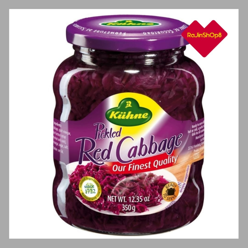 KUHNE Red Cabbage / Preserved Cabbage , 350g | Shopee Malaysia