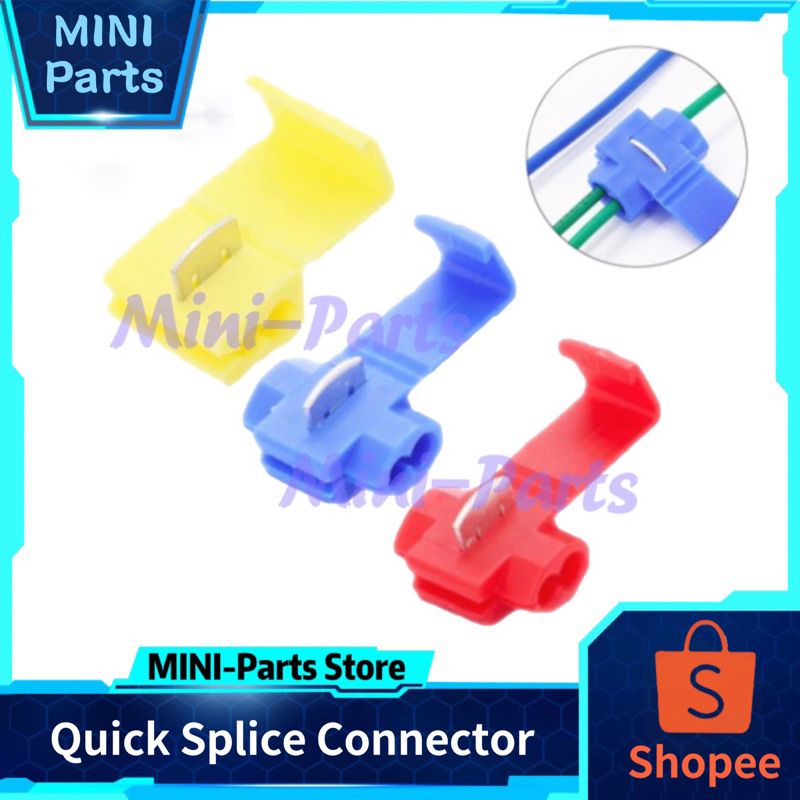 Wire Connector Clip Scotch Lock Quick Splice Terminal Connectors Red ...