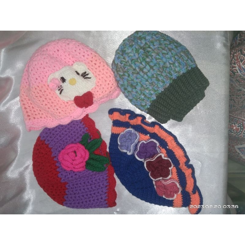 Topi kait untuk kanak2 perempuan * raya sal3* | Shopee Malaysia