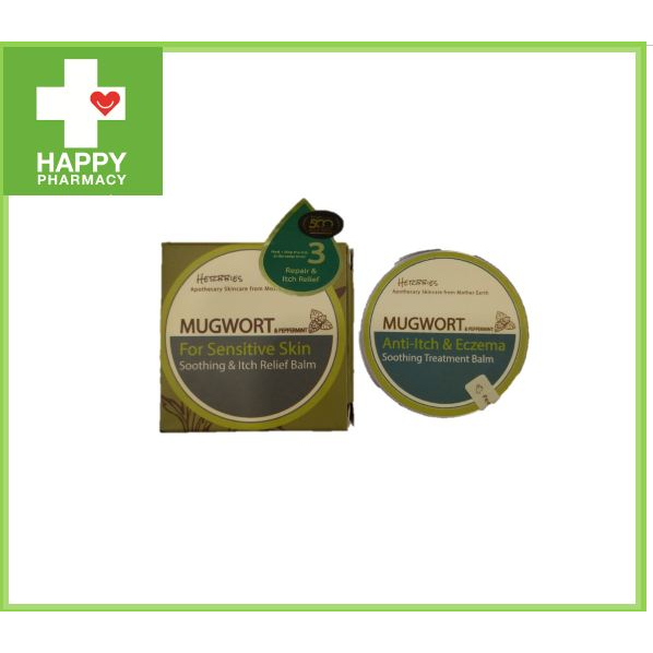 HERBBIES Mugwort Anti Itch Balm for Eczema & Psoriasis 30g | Shopee ...