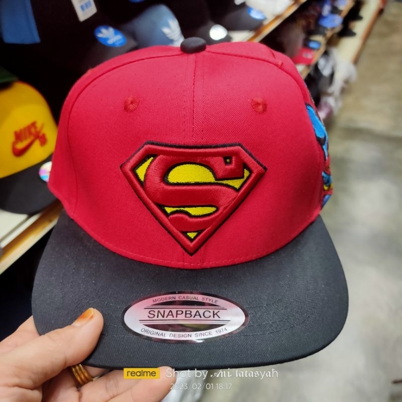 NEW READY DESIGN CAP'S SUPERMAN SNAPBACK (CUSTOM PREMIUM SNAPBACK - Cap ...