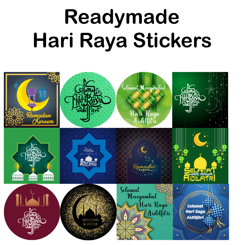 🔰 Sticker Hari Raya / Readymade Stickers | Shopee Malaysia