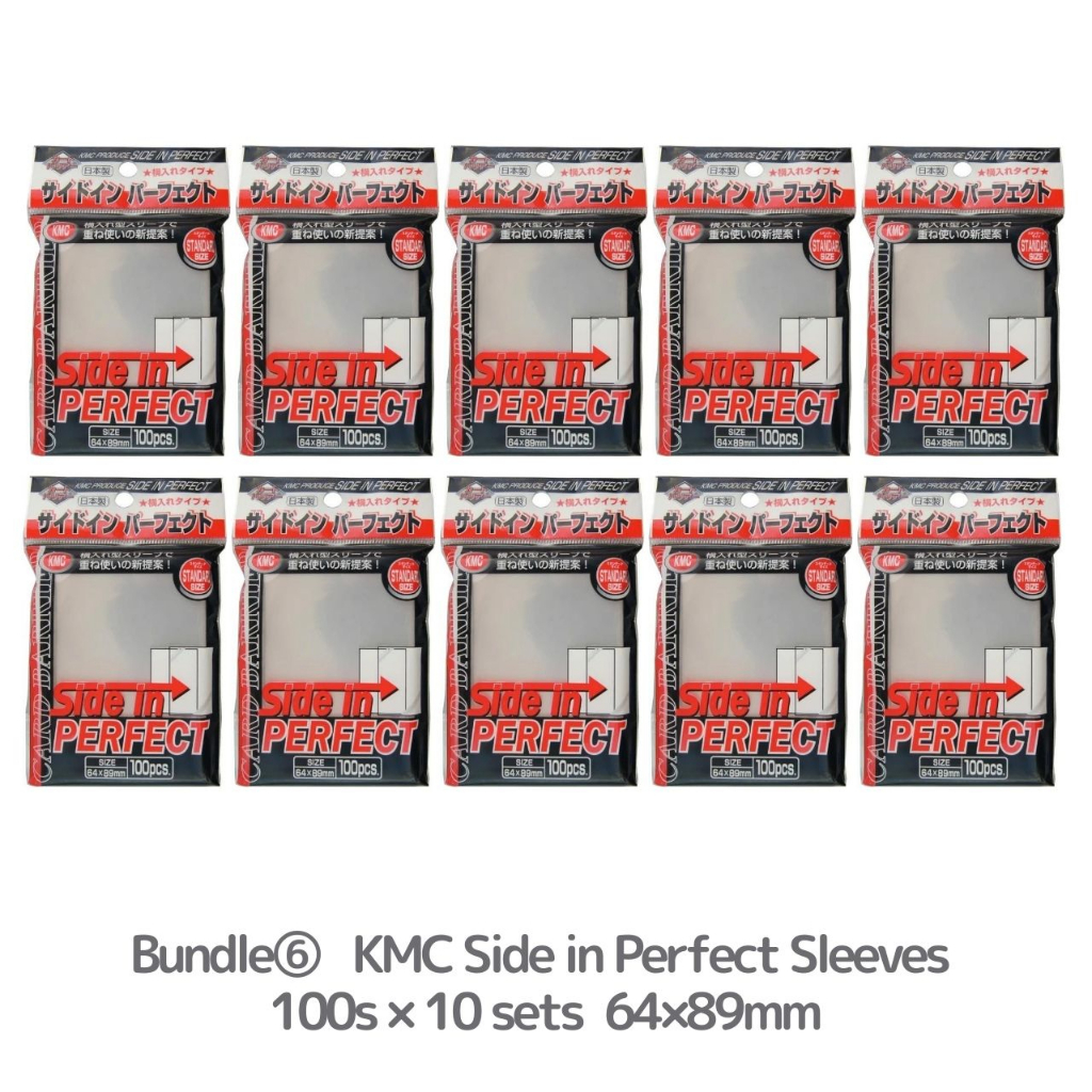 KMC Perfect Sleeves Standard Size/Hard/Side-in (Japan) bundle Pokemon ...