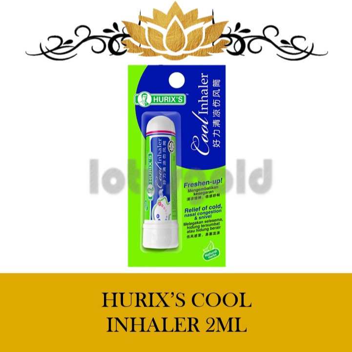 HURIX'S COOL INHALER 2ML | Shopee Malaysia