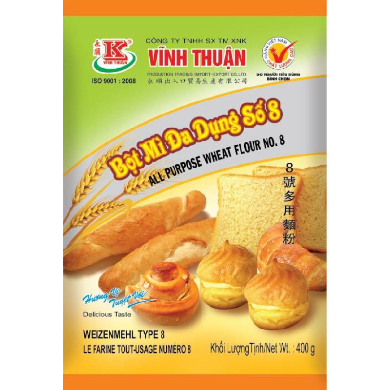 Bot Mi Da Dung So 8 400g Wheat Flour | Shopee Malaysia
