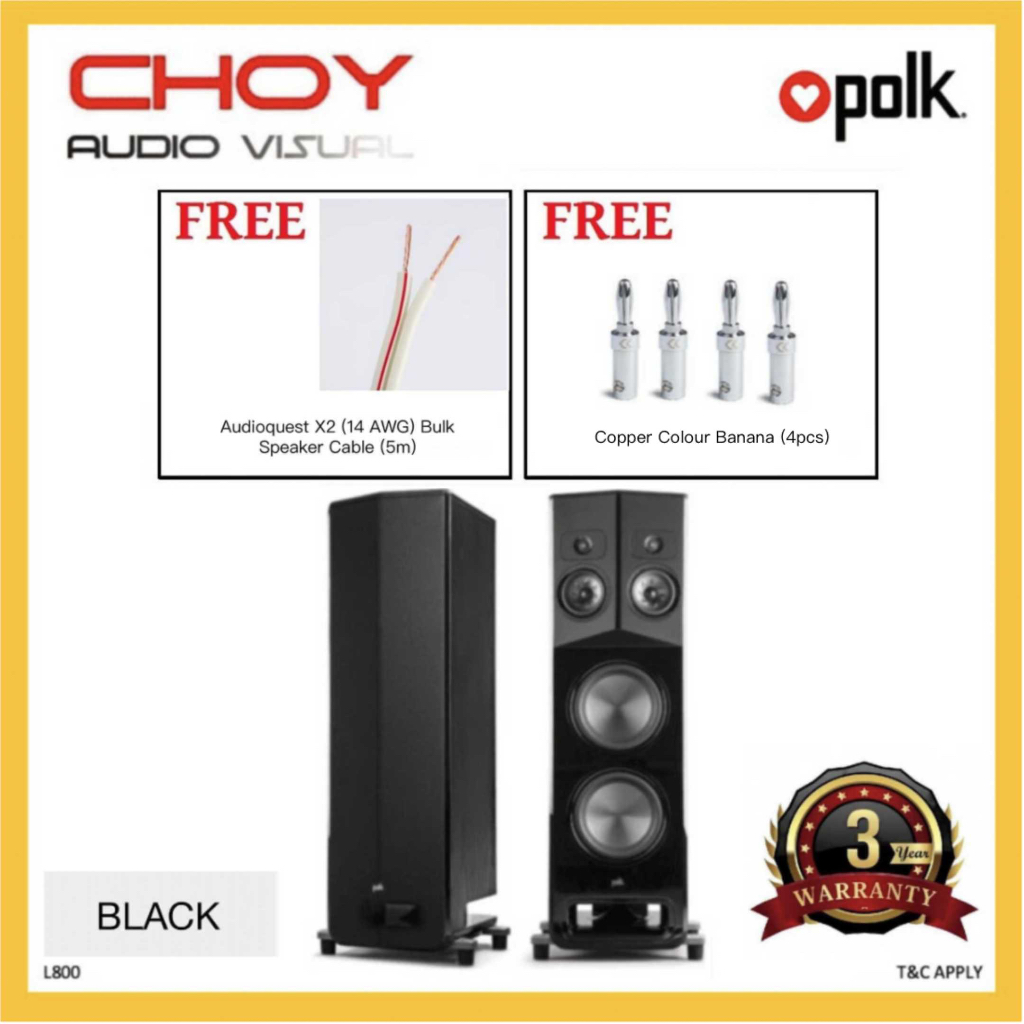 Polk Audio LEGEND L800 Polk Legend Series Premium Floorstanding Tower ...