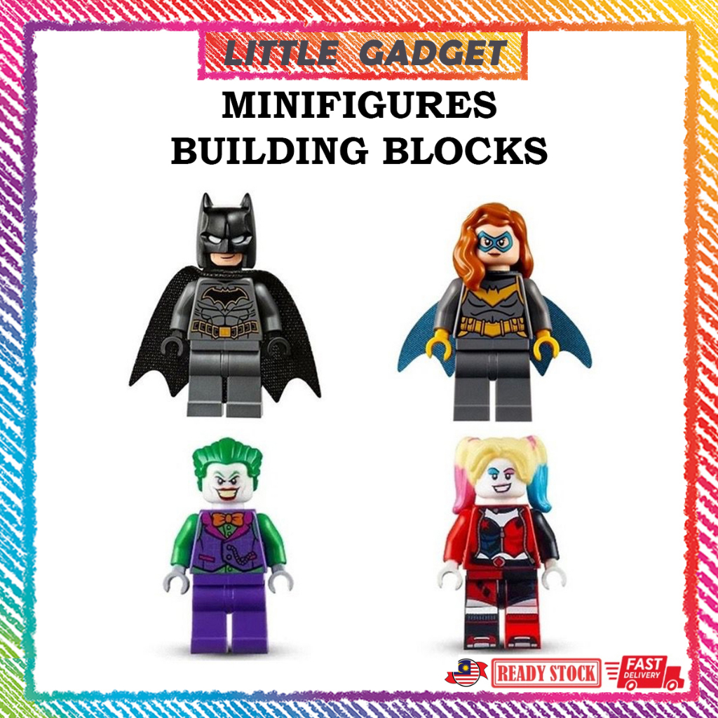 Marvel Super Heroes Minifigures Spider-Man Hulk Iron Man Superman ...