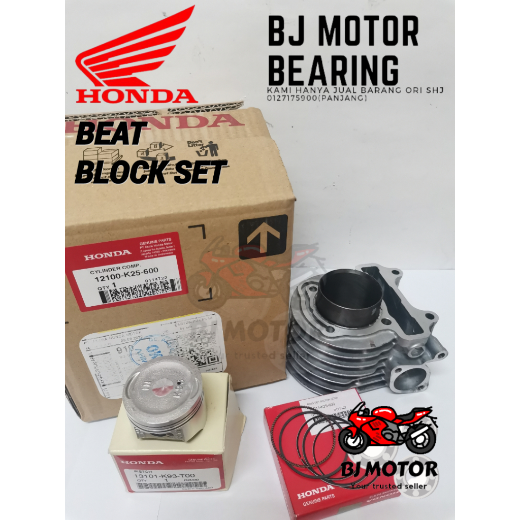 HONDA BEAT CYLINDER BLOCK SET BEAT CYLINDER BLOCK COMPLETE SET 100% ...