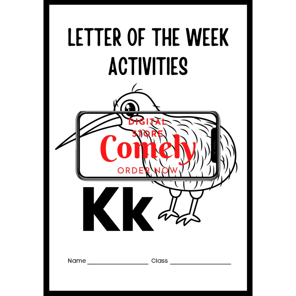 PRESCHOOL WOORKSHEET [EDITABLE] Alphabet Activity Pages Letter Kk ...